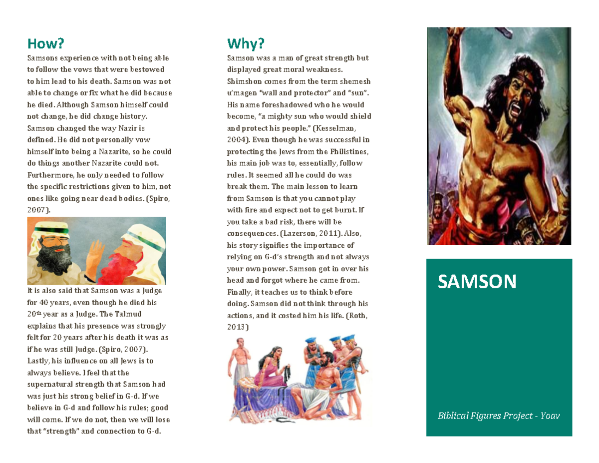 Samson Brochure Copy Finished PDF - 1-2 pages - How? Samsons experience ...