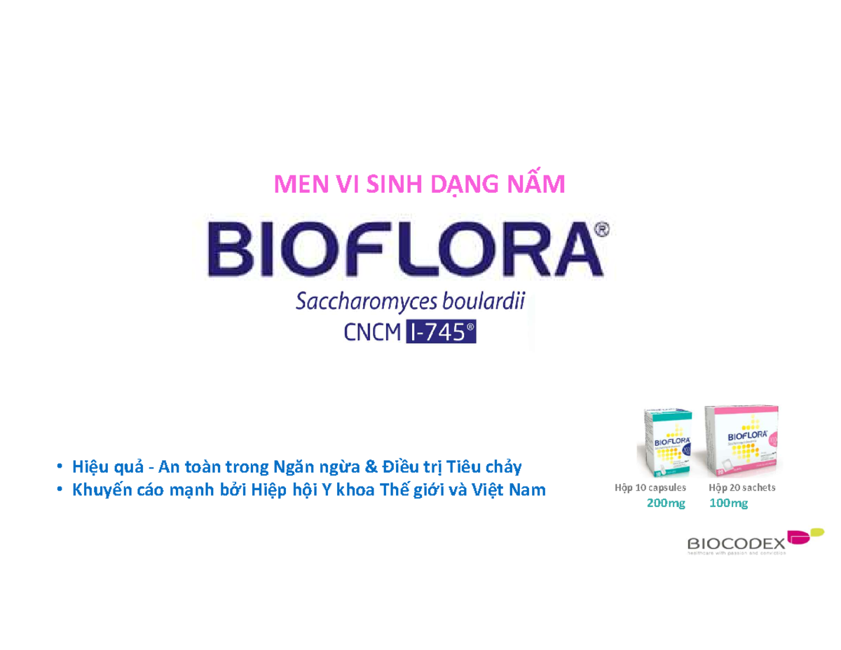 2 Bioflora-Hospital Meeting(2018 ) - MEN VI SINH DẠNG NẤM Hiệu quả - An ...
