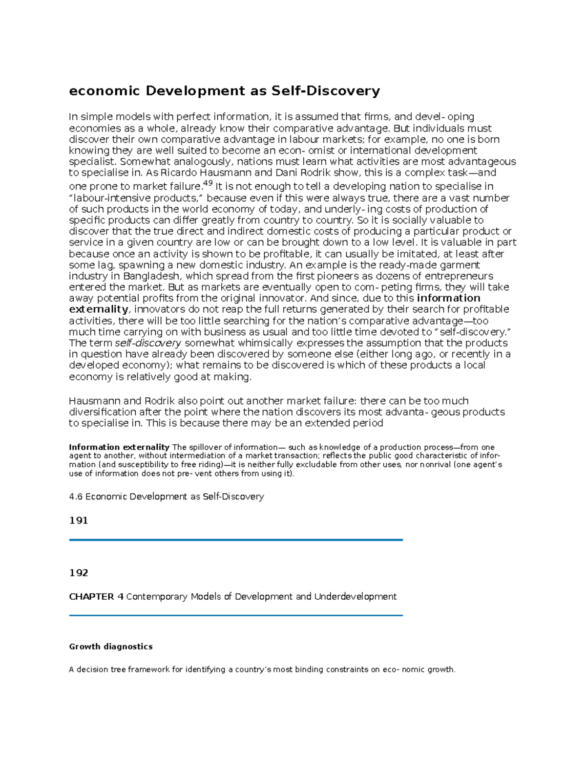 Economic Development as Self - economic Development as Self-Discovery ...