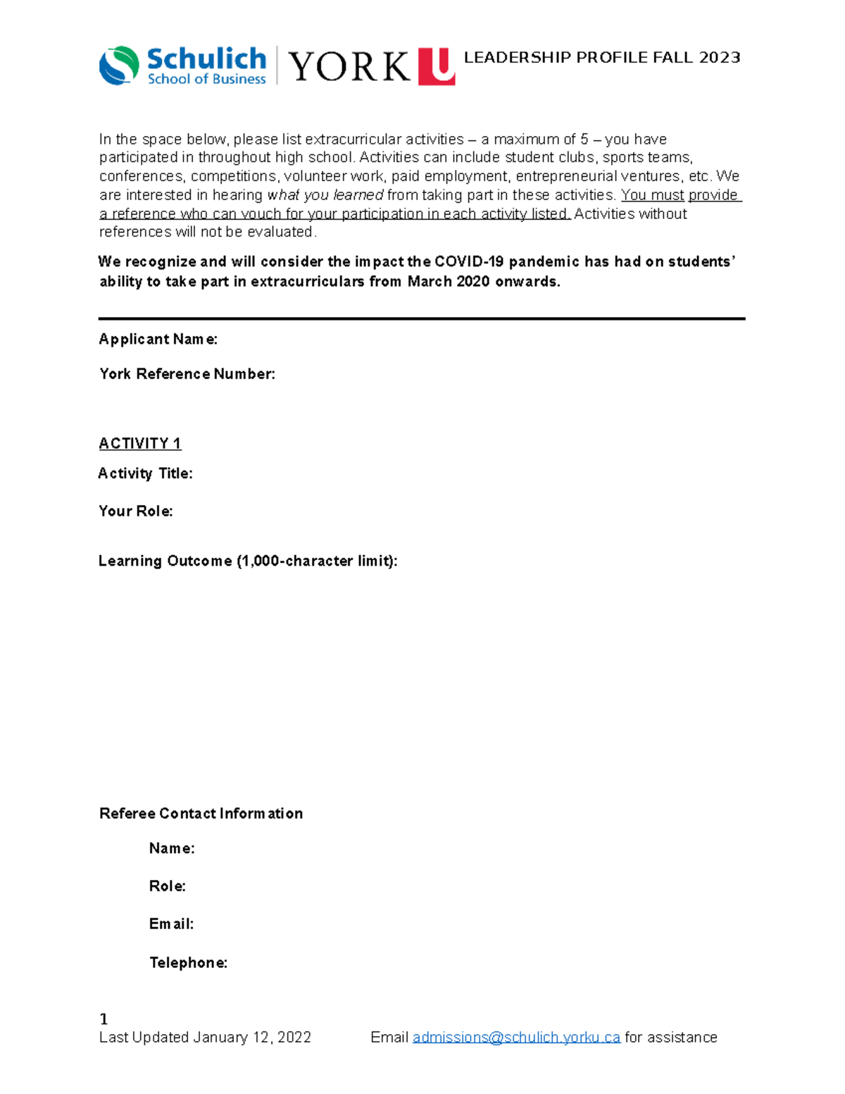 Leadership-Profile-Fall-2023 - In the space below, please list ...