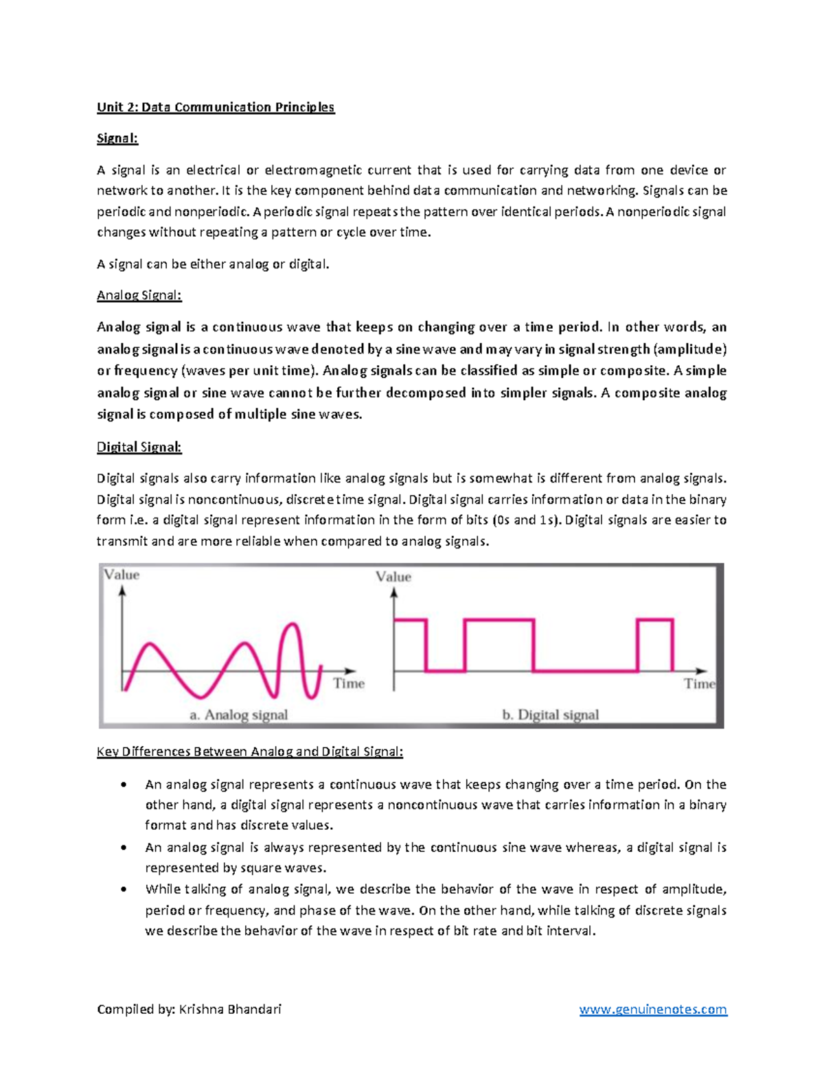 Unit 2 Data Communication Principles - Unit 2: Data Communication ...