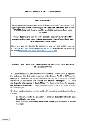 Le Roux v Dey - This case is of importance to the law of delict - Le ...