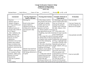 Care Packet Grading Rubric - Studocu