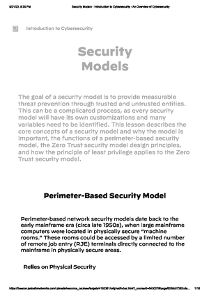 Cyber Security Question Bank - CYBER SECURITY (BCC-301) UNIT - 1 Two ...