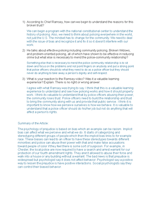 Document 42 - Class notes and Test 1 notes - Intro Of Criminal Justice ...