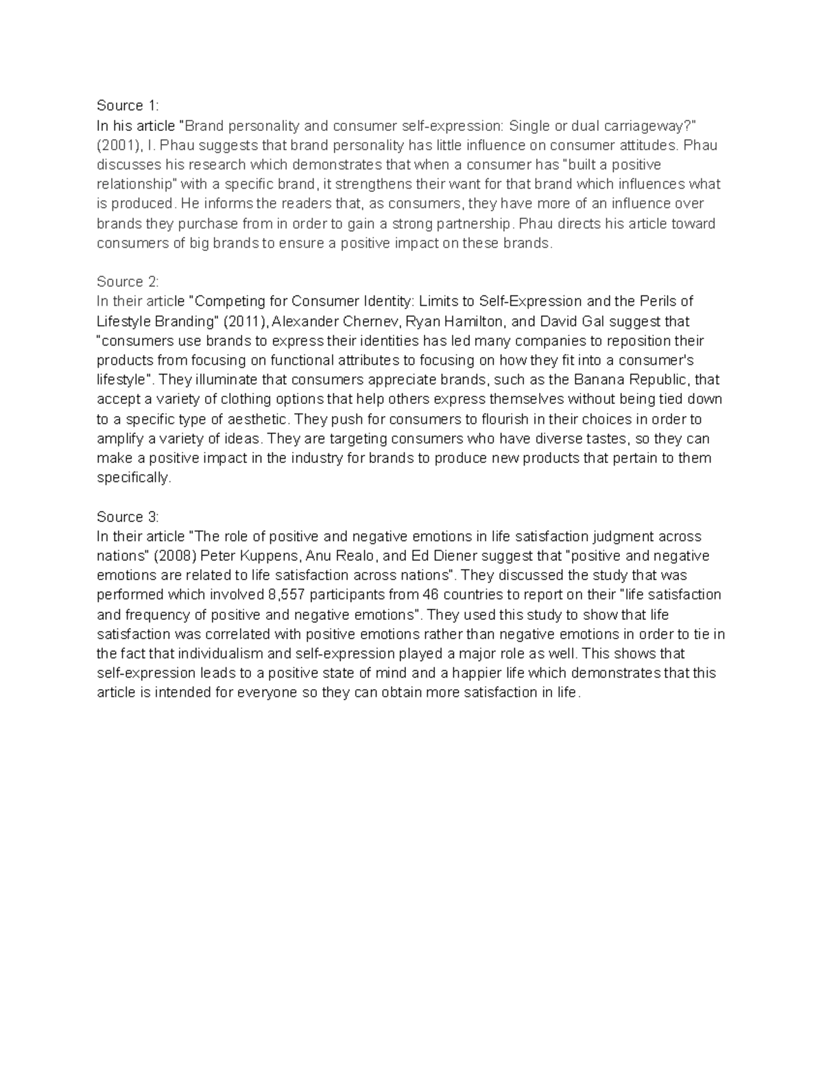 Journal 5 Rhetorical Precis - Source 1: In his article