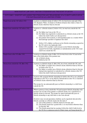 British Citizen Flowchart - DETERMINING IF SOMEONE IS A BRITISH CITIZEN ...