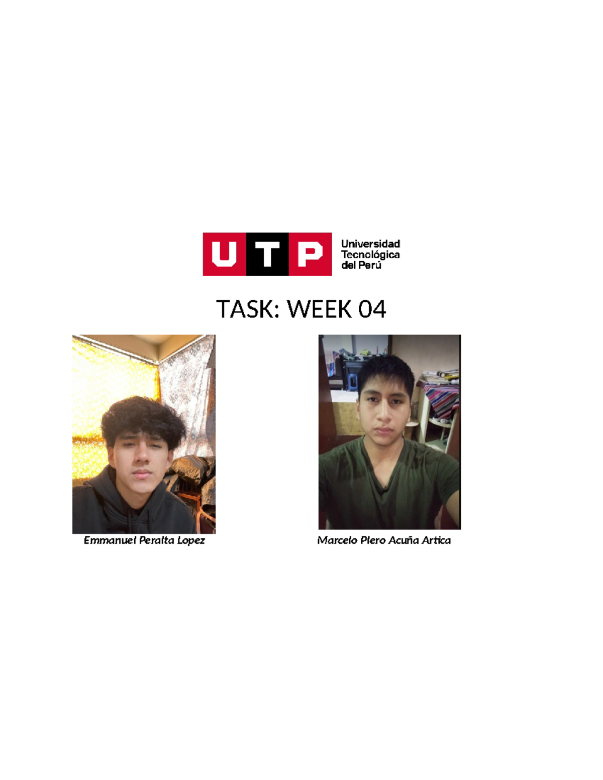 TASK4 - chbrt - decho civil - TASK: WEEK 04 Emmanuel Peralta Lopez Marcelo Piero Acuña Artica ...