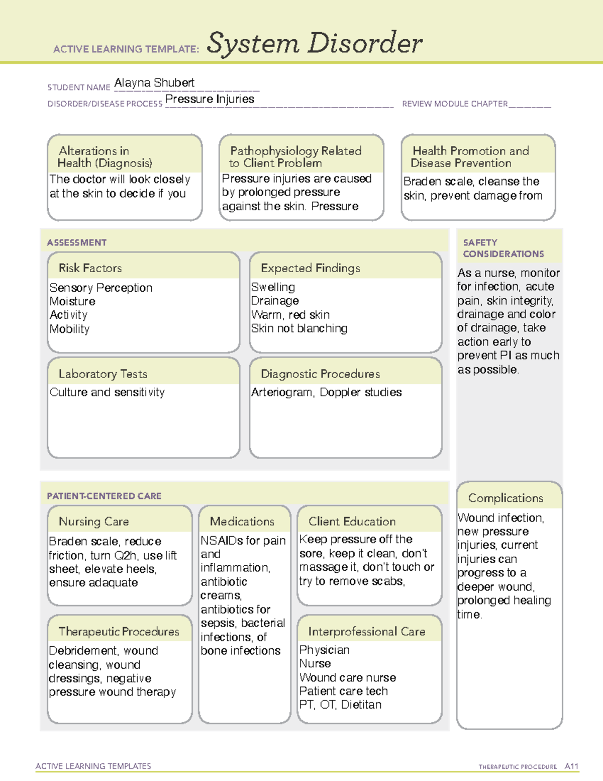 Active Learning Template sys Dis - ACTIVE LEARNING TEMPLATES ...