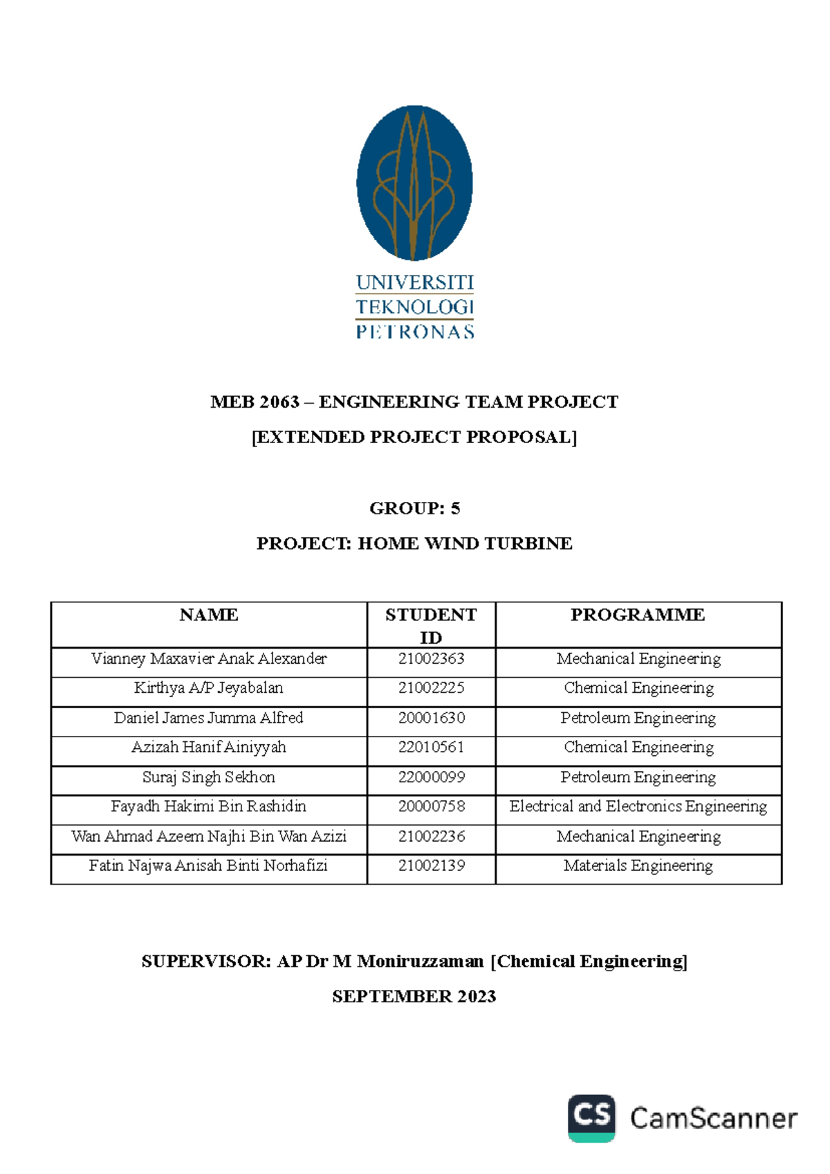 ETP Extended Proposal Dan - MEB 2063 – ENGINEERING TEAM PROJECT ...