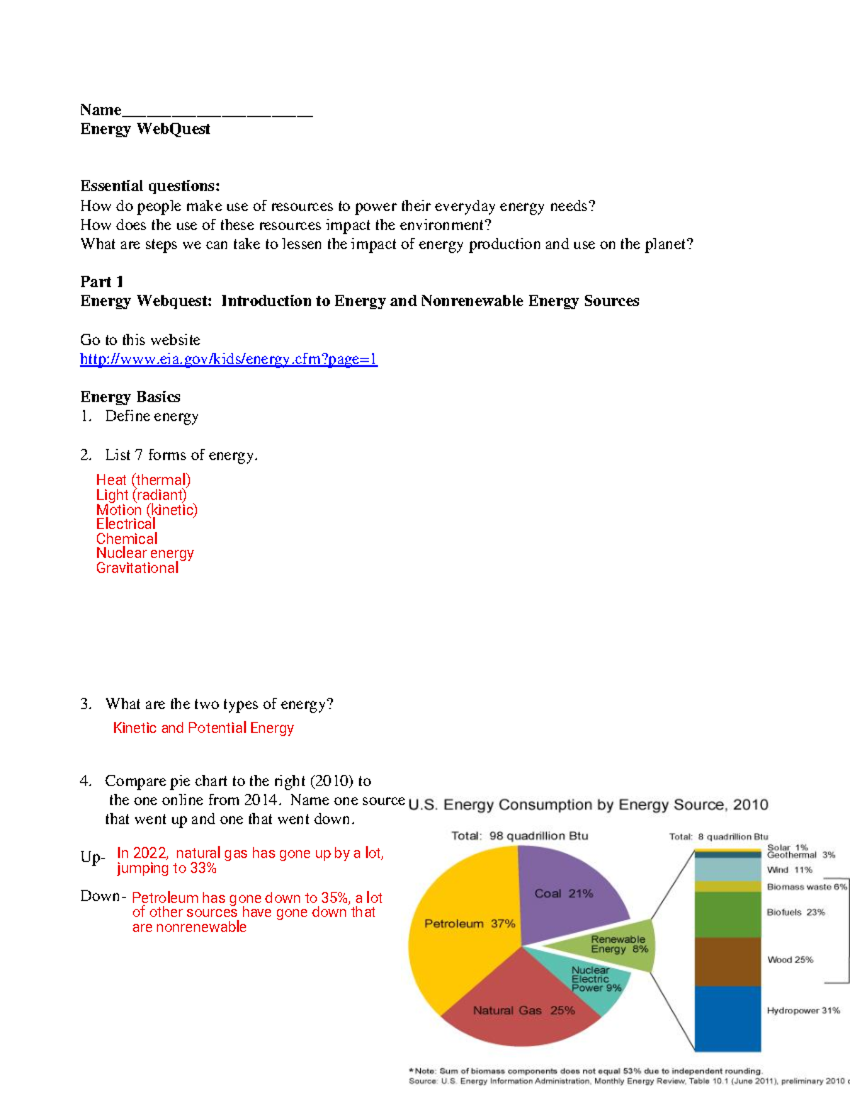 Kami Export - Energy Webquest - Nonrenewable 2012-1 - 1 Name ...