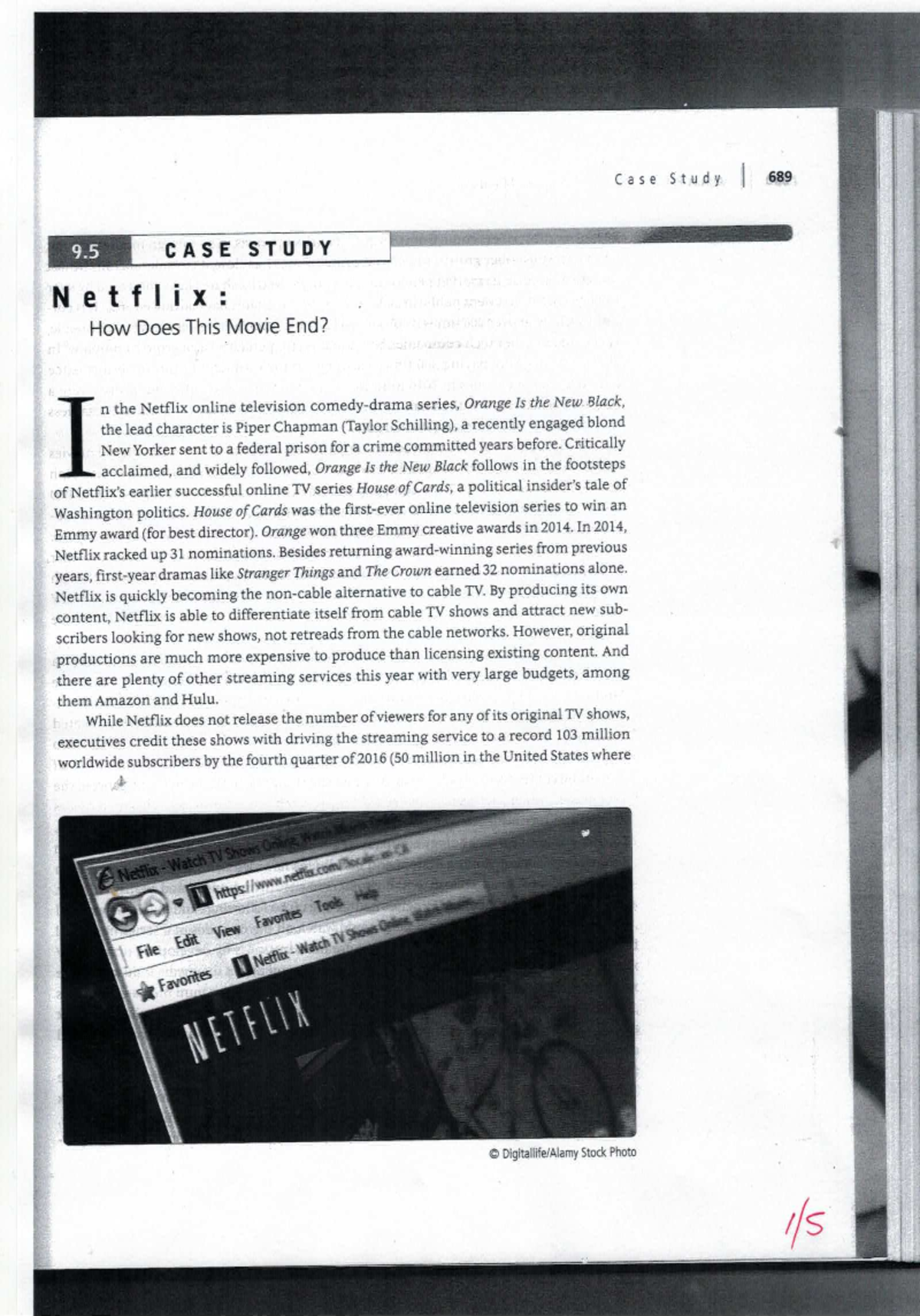 Netflix Case Study - How Does This Movie End - MGT1FOM - Studocu