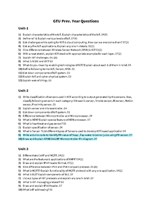 [Solved] Explain Architecture of IOT IOT levels - IOT and It's ...