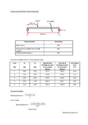 Lab Report Deflection-converted - CES511 –STRUCTURAL ENGINEERING ...