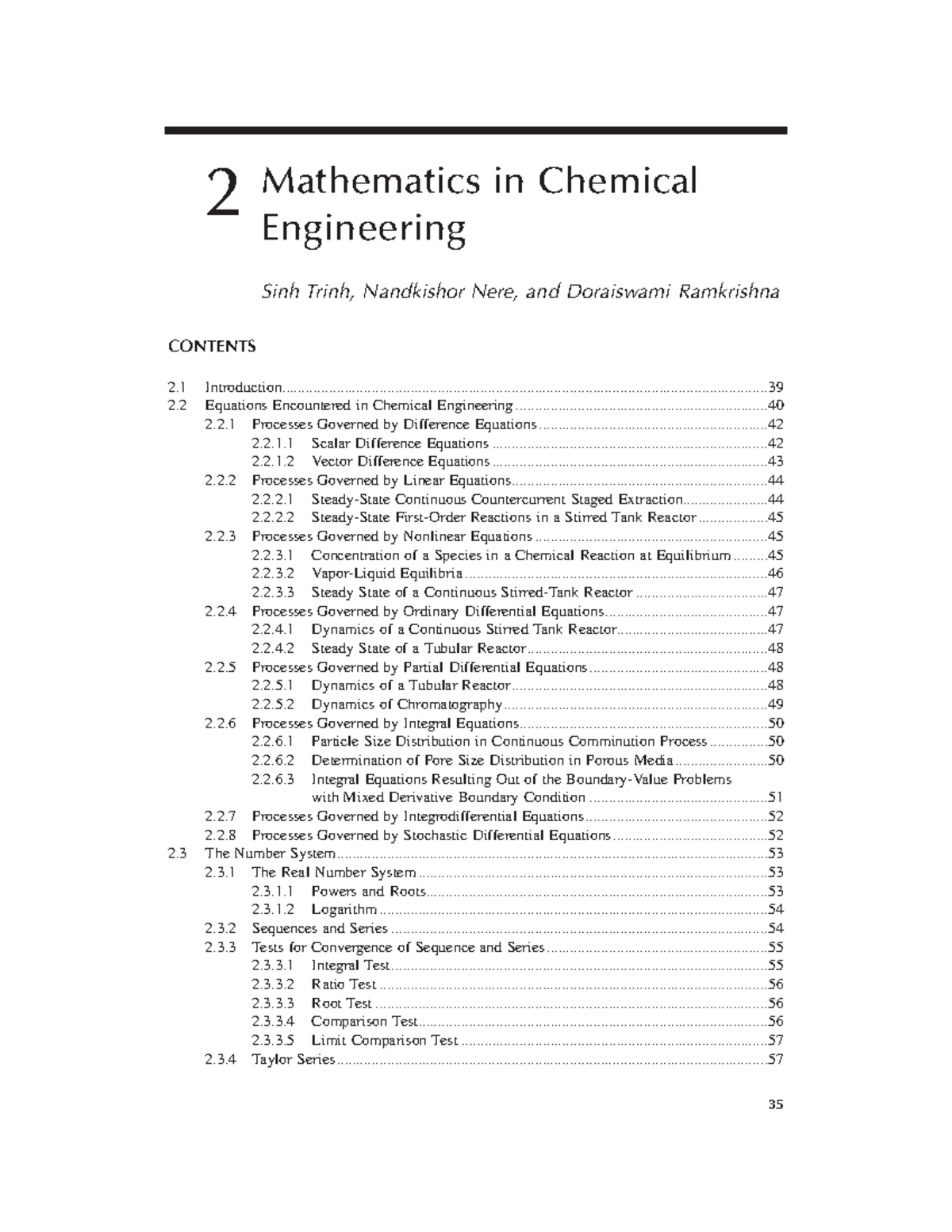 Albright's Chemical Engineering - Mathematics in Chemical Engineering ...