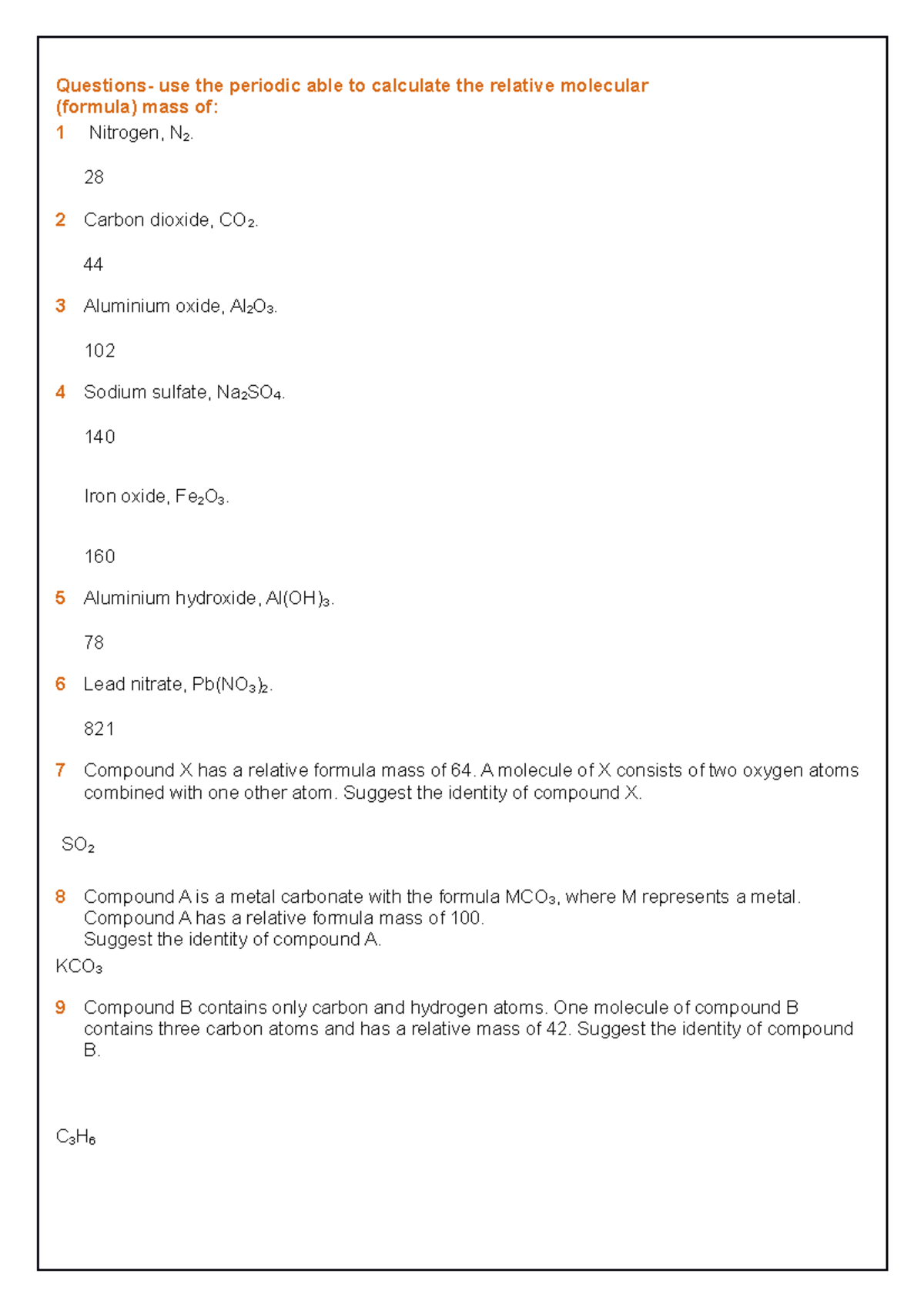 Science Homework Relative Formula Mass Questions Use The Periodic science-homework-relative-formula-mass-questions-use-the-periodic