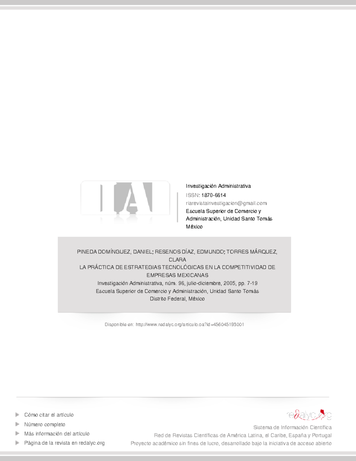 456045193001 - María Camacaro (2016) establece que toda competencia ...