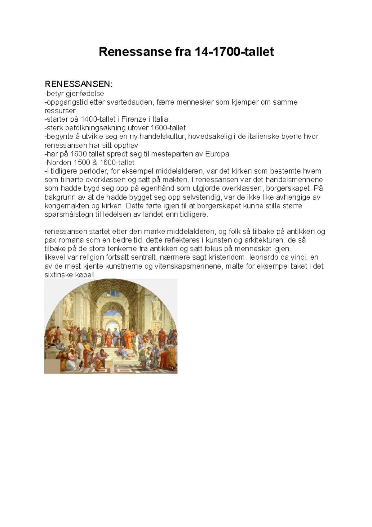 Renessanse fra 14-1700-tallet, 03 - Renessanse fra 14-1700-tallet ...