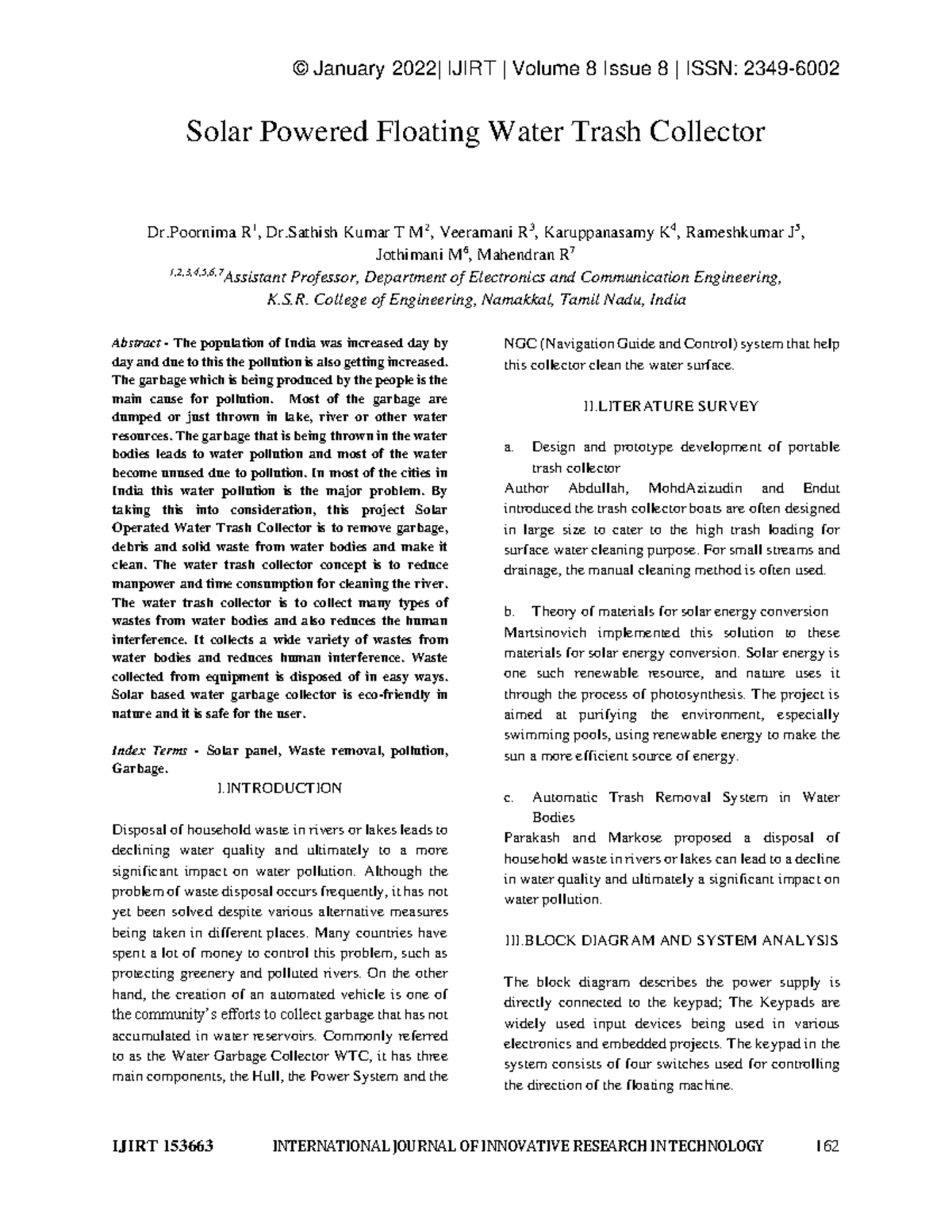 Ijirt 153663 Paper - It is about law. - © January 2022| IJIRT | Volume ...