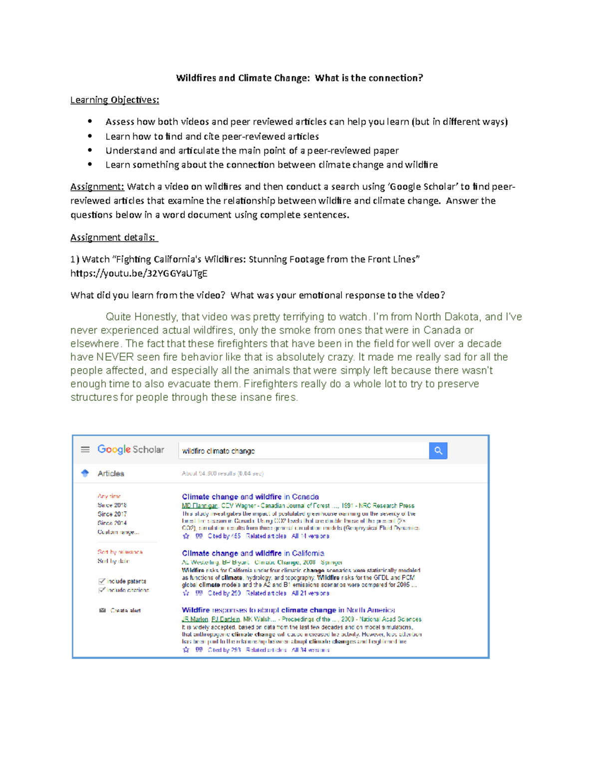 Wildfire climate change assignment - Wildfires and Climate Change: What ...