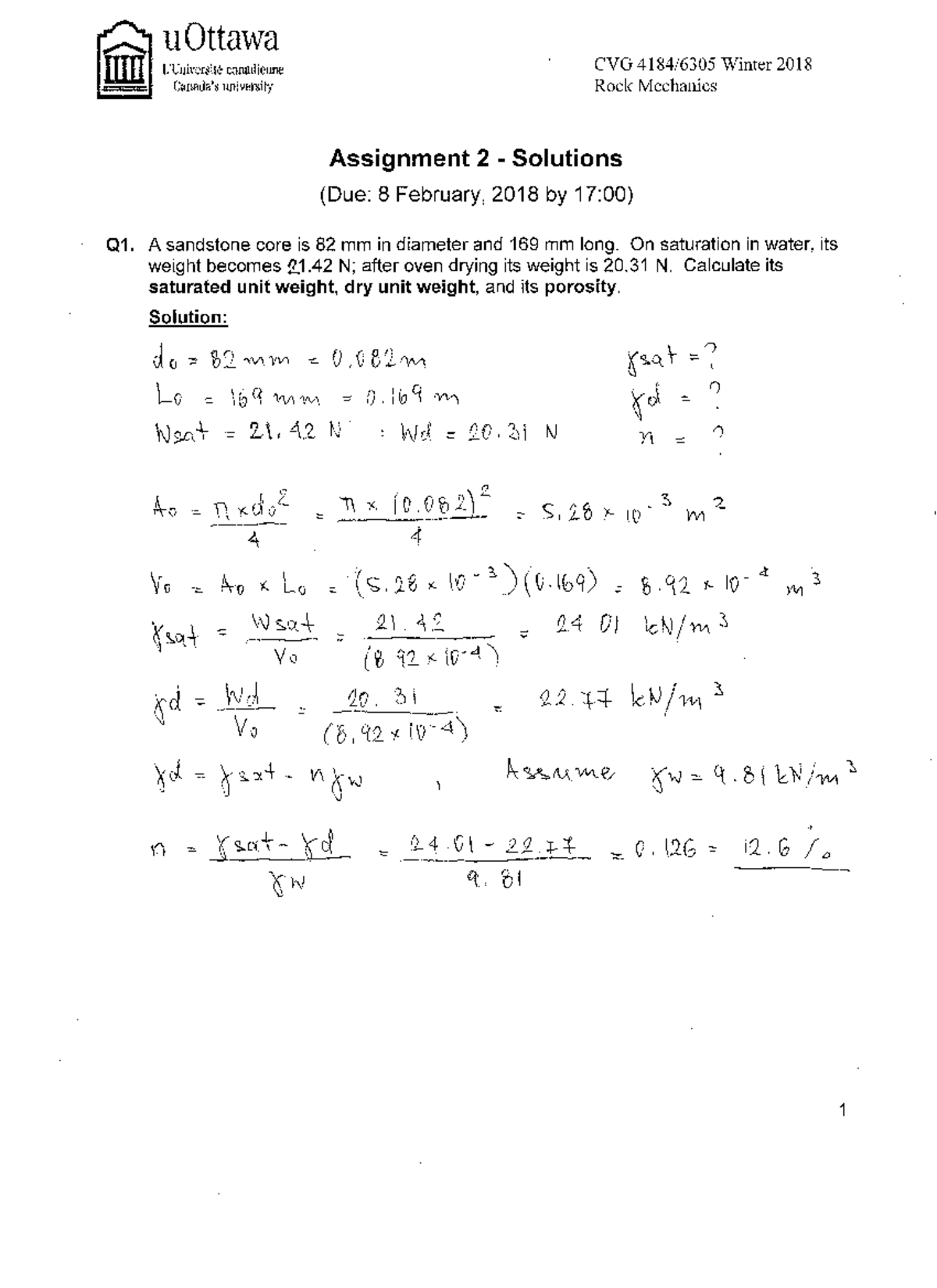 CVG4184 6305 W2018 Assignment 2 Solutions - Warning: TT: undefined function: 32 ...