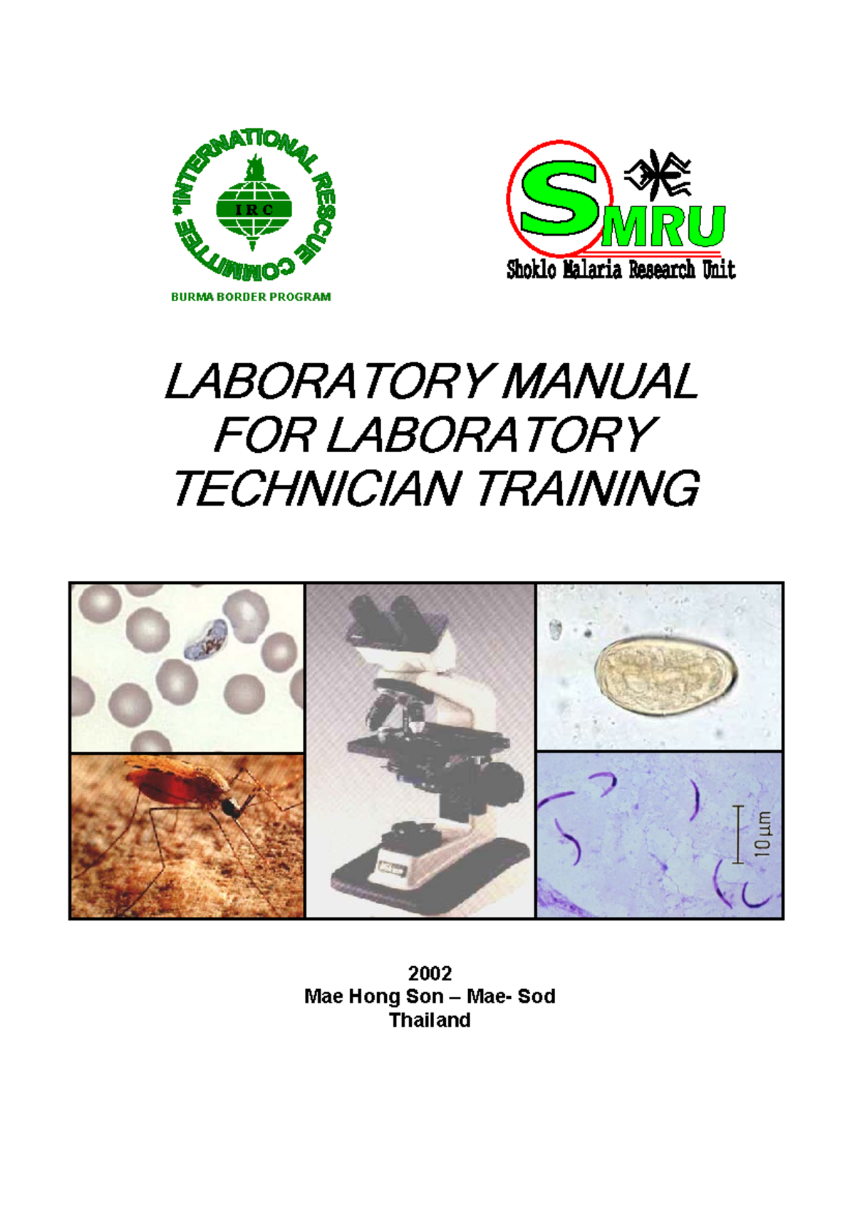 Laboratory technician training manual - BUBURRMMAA BBOORRDDEERR ...