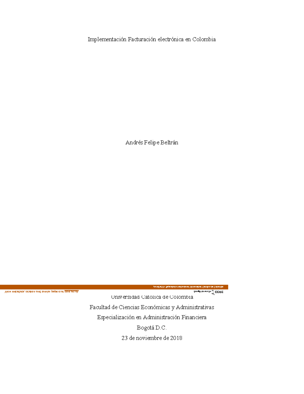 Facturación electronica - Implementación Facturación electrónica en Colombia Andrés Felipe ...