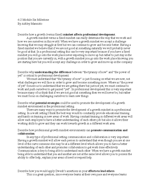 2-2 Module Two Video Reflection - Kayla Sakowski Southern New Hampshire ...