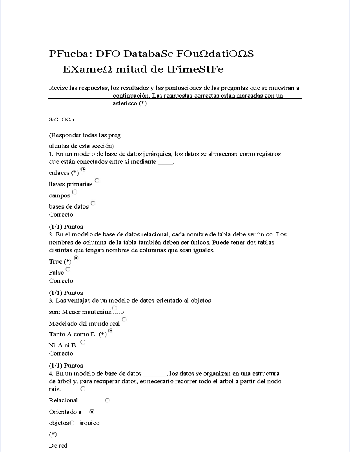 Pdf prueba dfo database foundations examen mitad de trimestre - PFueba: DFO DatabaSe FOuΩdatiOΩS ...