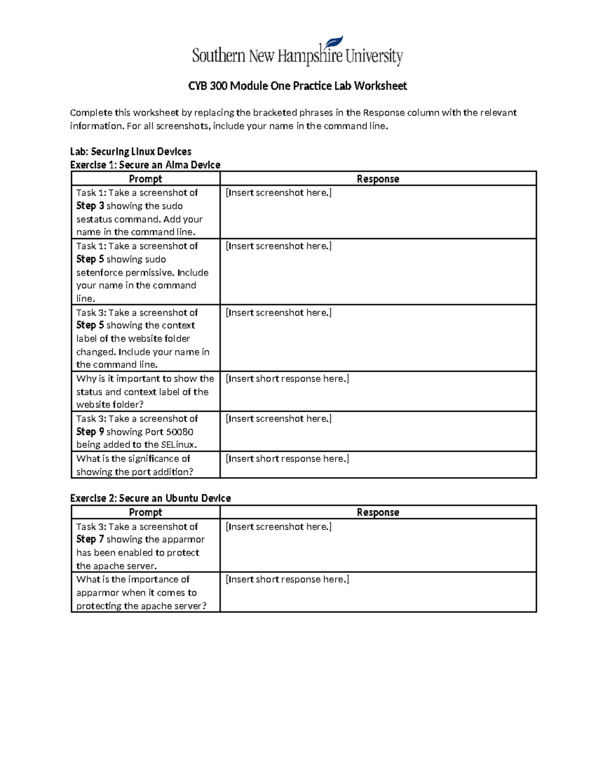CYB 300 Module One Practice Lab Worksheet - CYB 300 Module One Practice ...