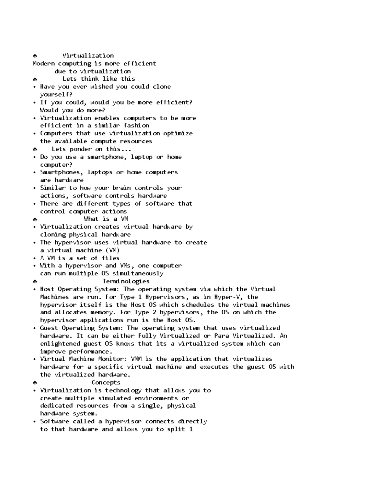 Print unit 1 - sffgs - Virtualization Modern computing is more ...