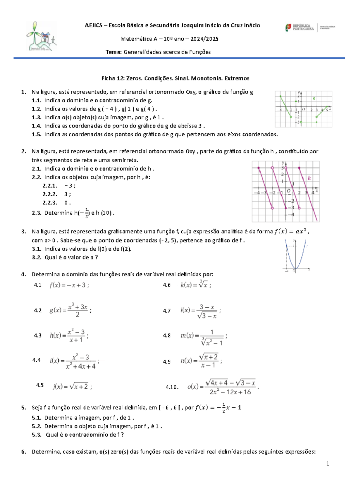FT13- Generalidades funções - AEJICS – Escola Básica e Secundária ...