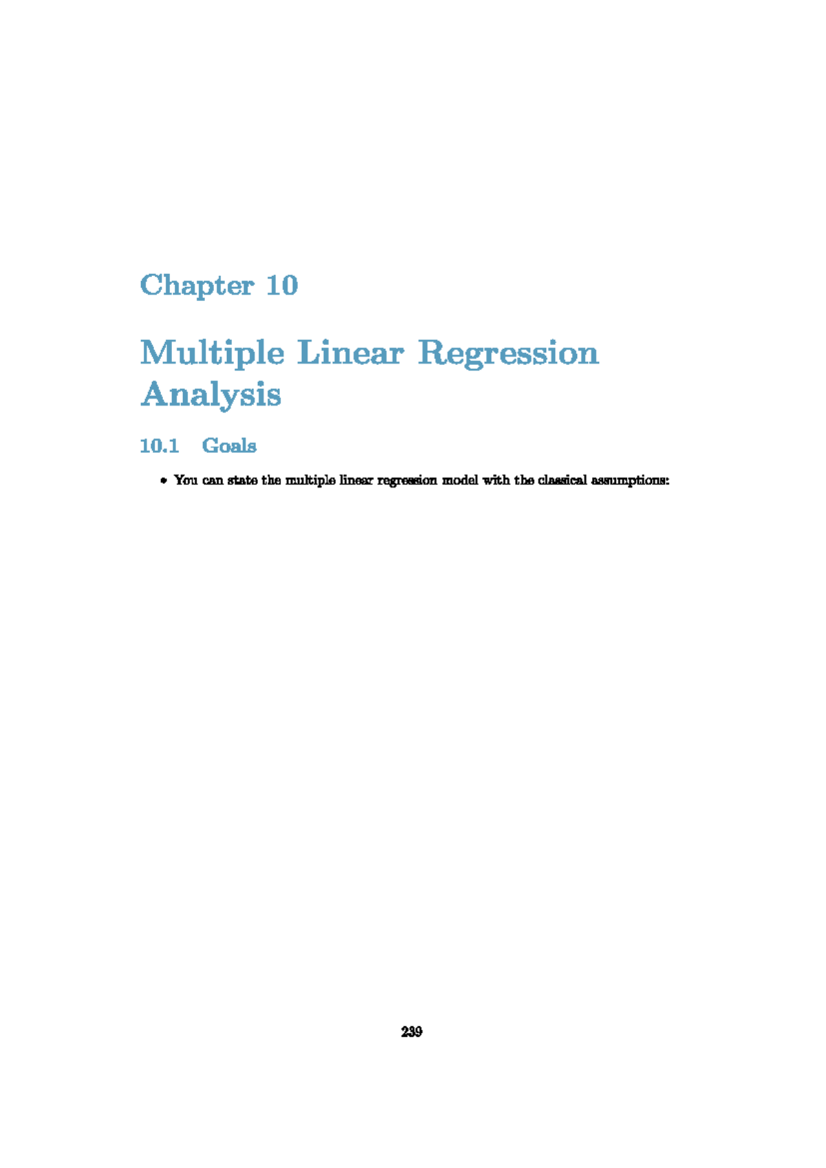 Exercises Multiple Regression - Quantitative Research Methods - Studocu