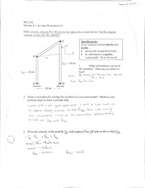Practice+Exam+01+Solution - ME 2202 - Studocu