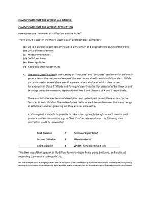 Worked example Site clearance Excavations - SITE CLEARANCE 1. Page BILL ...