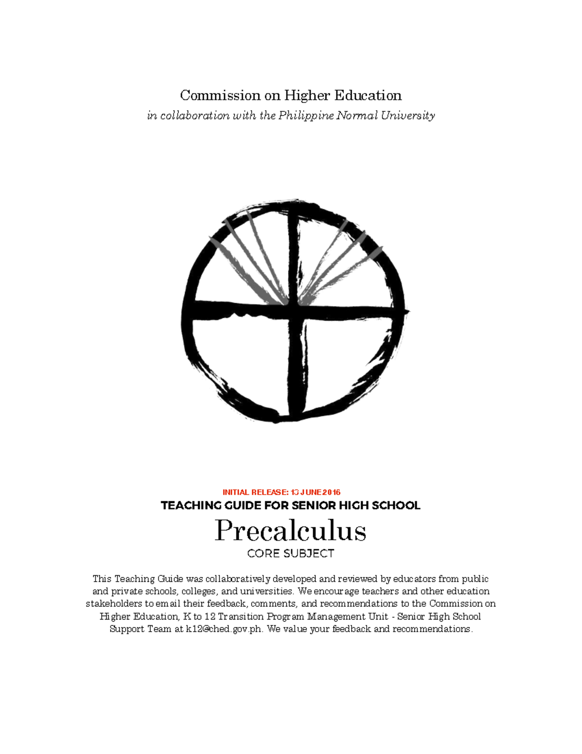 Precalculus Guide K 12 STEM Students PHI - TEACHING GUIDE FOR SENIOR ...