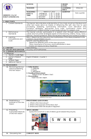 English 9 - Q2 - M18-A - English English – Grade 9 Quarter 2 – Module ...