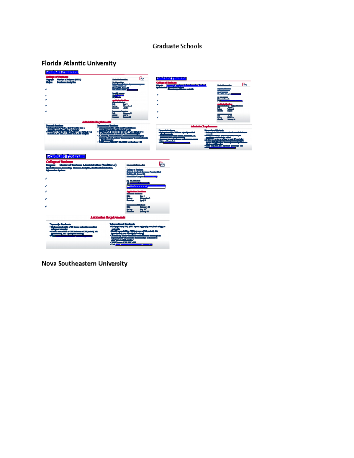 Graduate Schools - n/a - Graduate Schools Florida Atlantic University ...