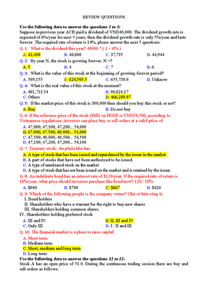 F2 - MOCK A - Questions - Exam - ACCA F2 (MA/FMA) Management Accounting ...