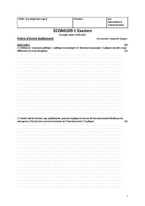 Introduction aux systèmes économique (studocu) - INTRODUCTION AUX ...