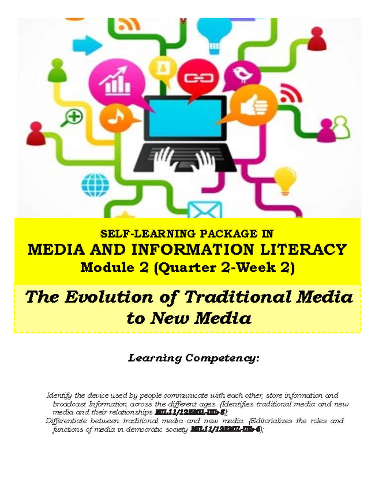 Media-and-Information-Literacy-Quarter 3 Week2 - The Evolution of ...