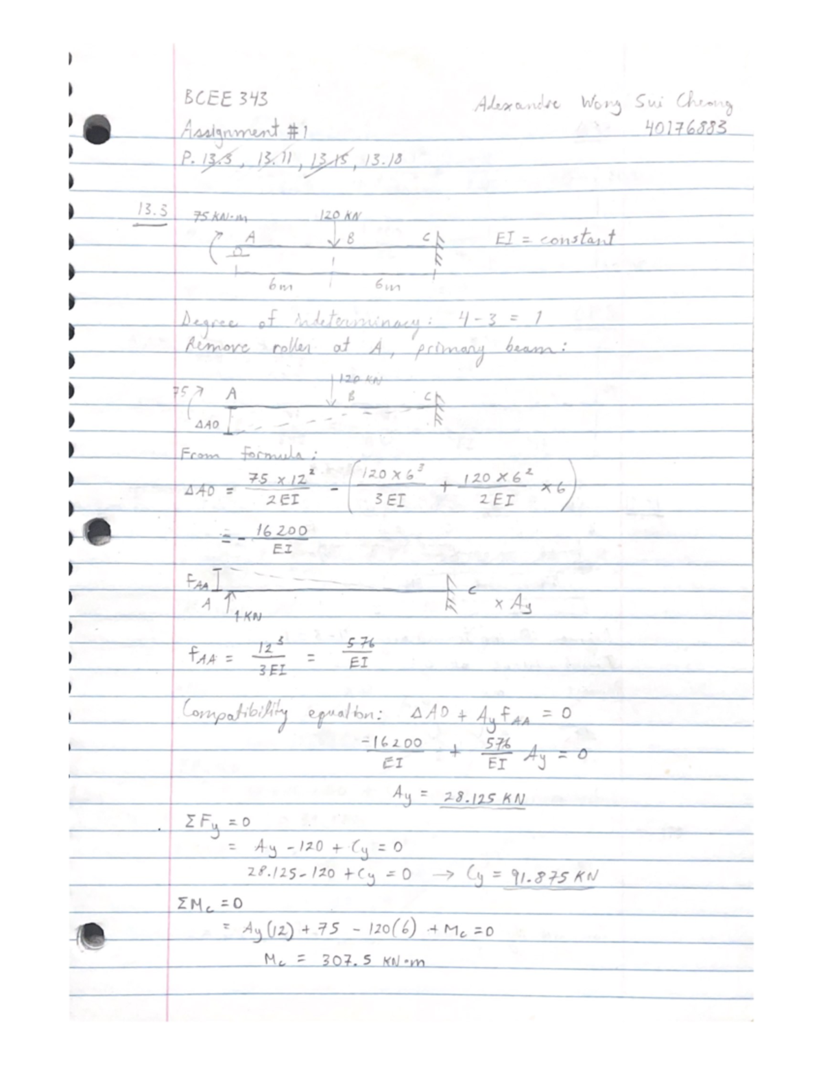 BCEE343 - Assignment 1 - BCEE 343 - Studocu