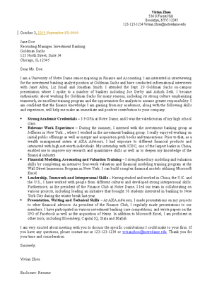 Sample Resume Template for Wall Street Immersion Program - Jxxxxx Zhao ...