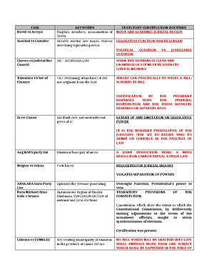 Statcon 2023-2024 Syllabus - SAN BEDA UNIVERSITY COLLEGE OF LAW COURSE ...