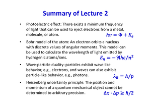 CM3041 Lecture slide 1 - Classical Physics: • Classical mechanics ...