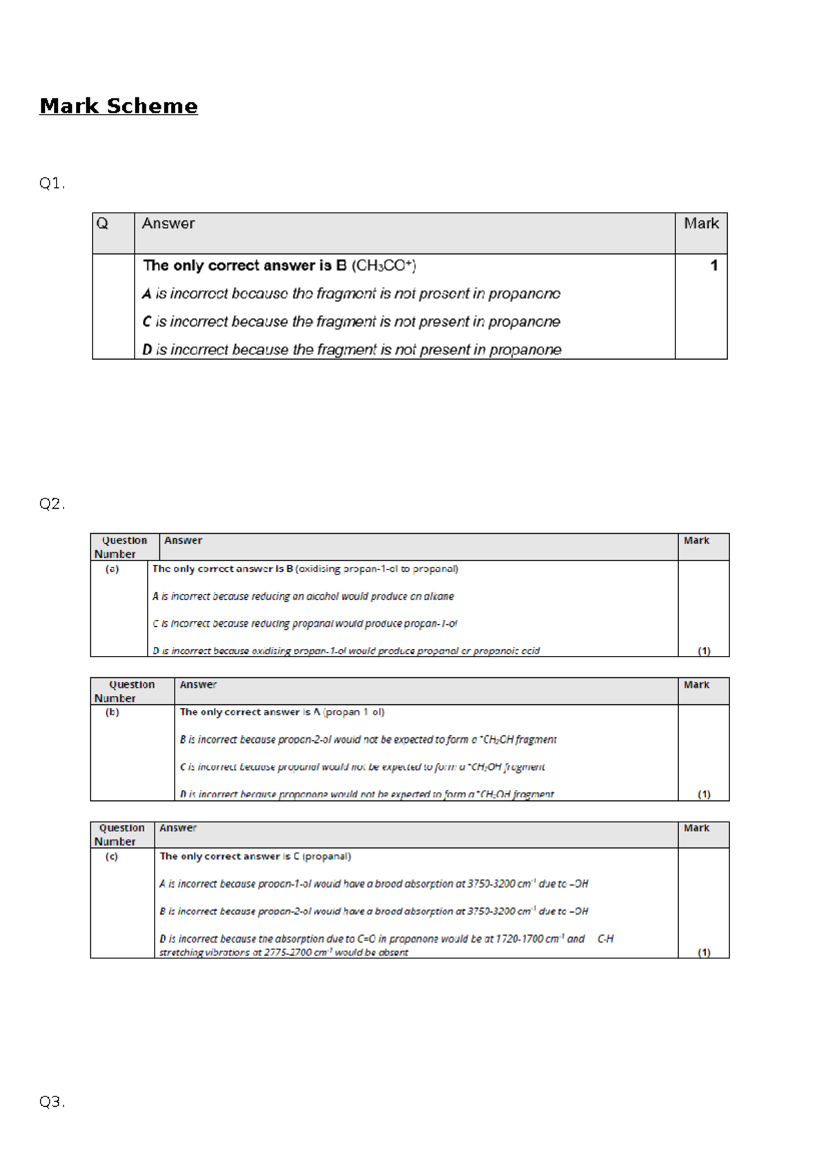 Markscheme mass specpdf - IAL Edexcel - Mark Scheme Q1. Q2. Q3. Q4. Q5 ...