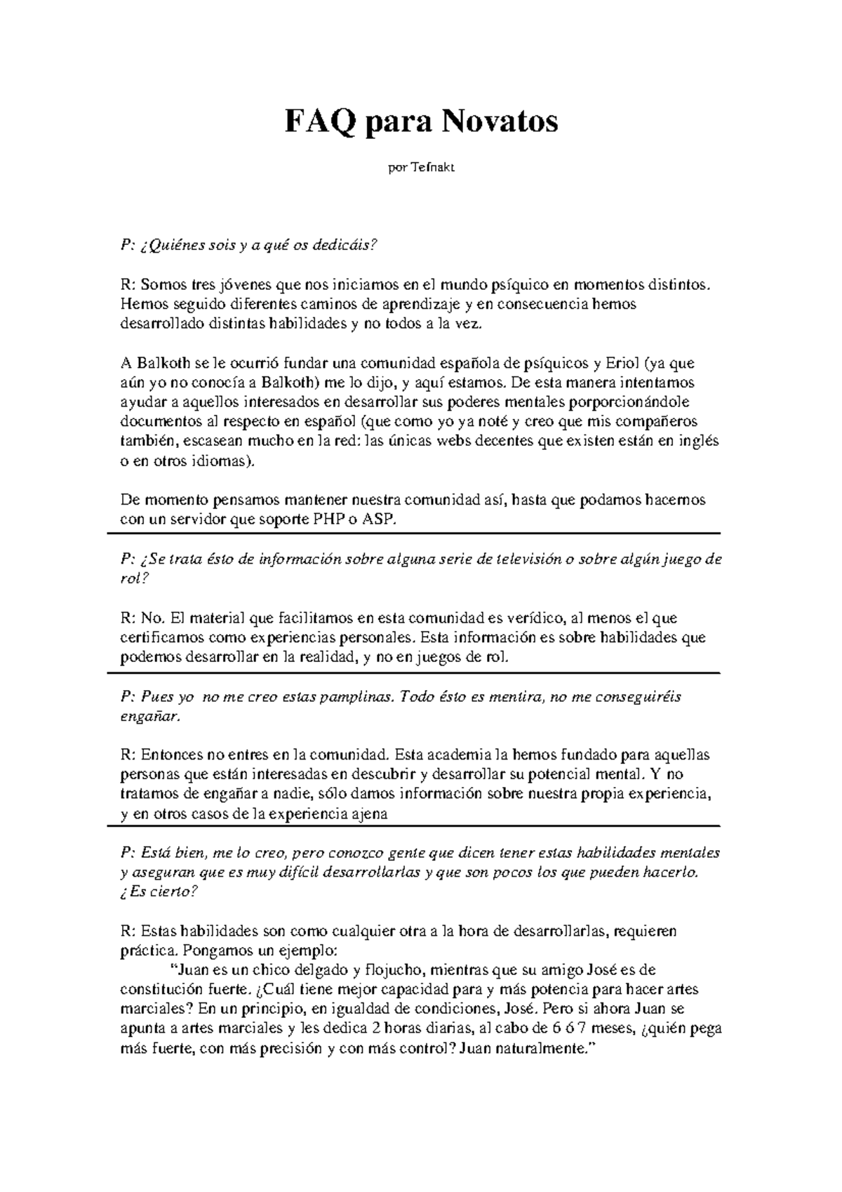 2) FAQ para novatos - Apuntes y documentos recopilatorios sobres el ...