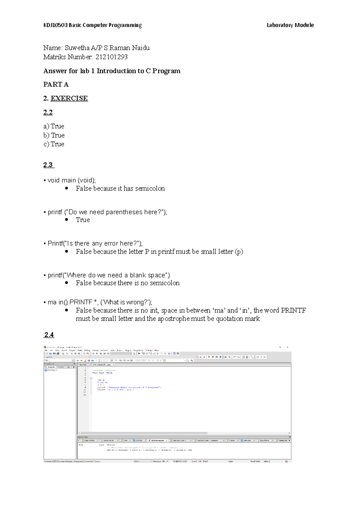 31 Aug Exercise Basic Computer Programming Name Suwetha Ap S
