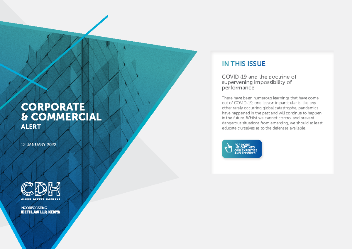 Corporate-Commercial-Alert-12-January-2022 Supervening Impossibility of ...