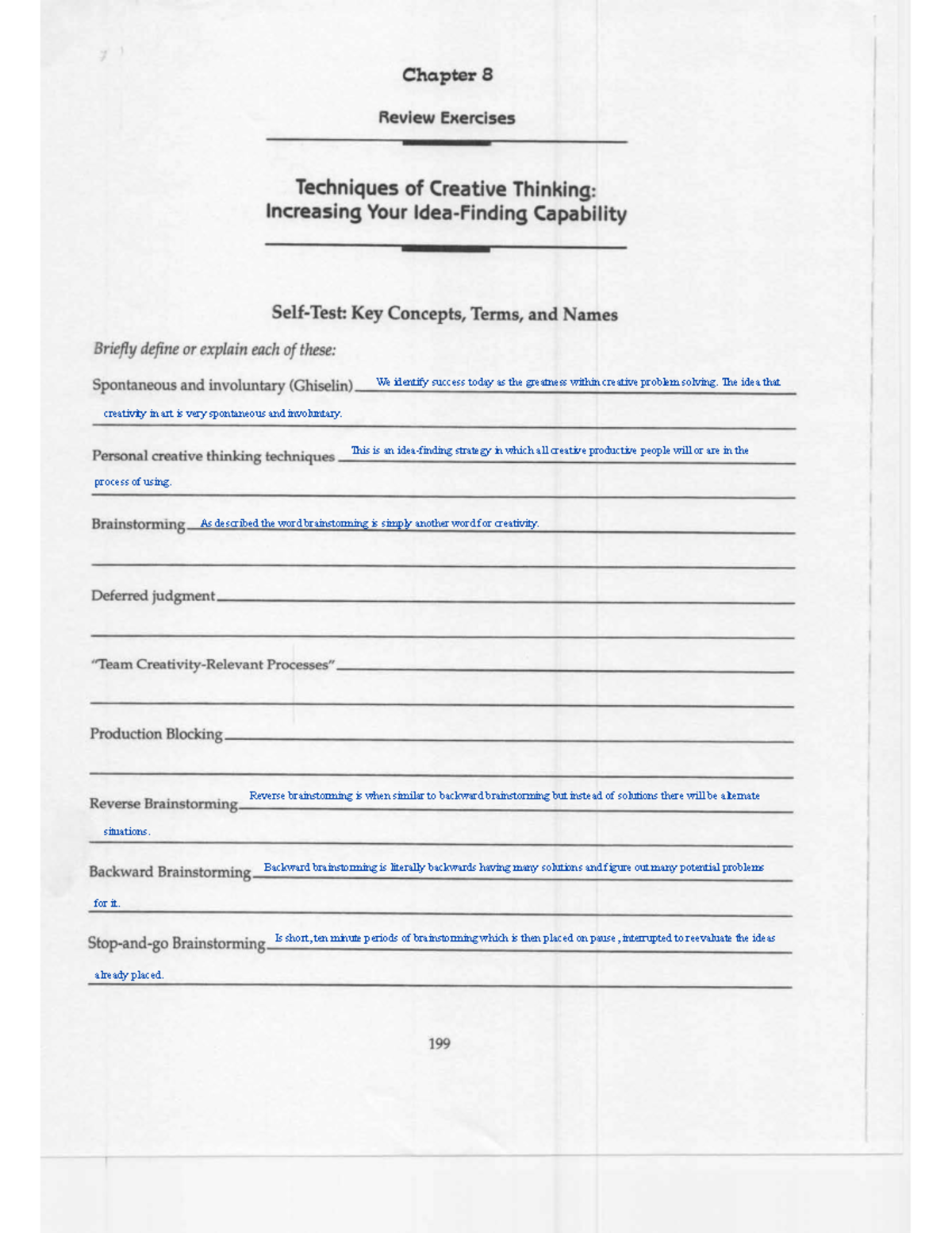 Review Exercises - Ch. 8-1 - Cha 8 Review Exercises Increasing Your ...